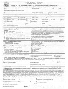 Ohio’s New BMV Form 2255 - DUI News Blog